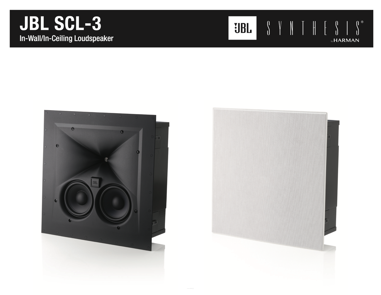 JBL SYNTHESIS SCL-3 Dwudrożna kolumna surround/LCR, montaż ścienny lub ...