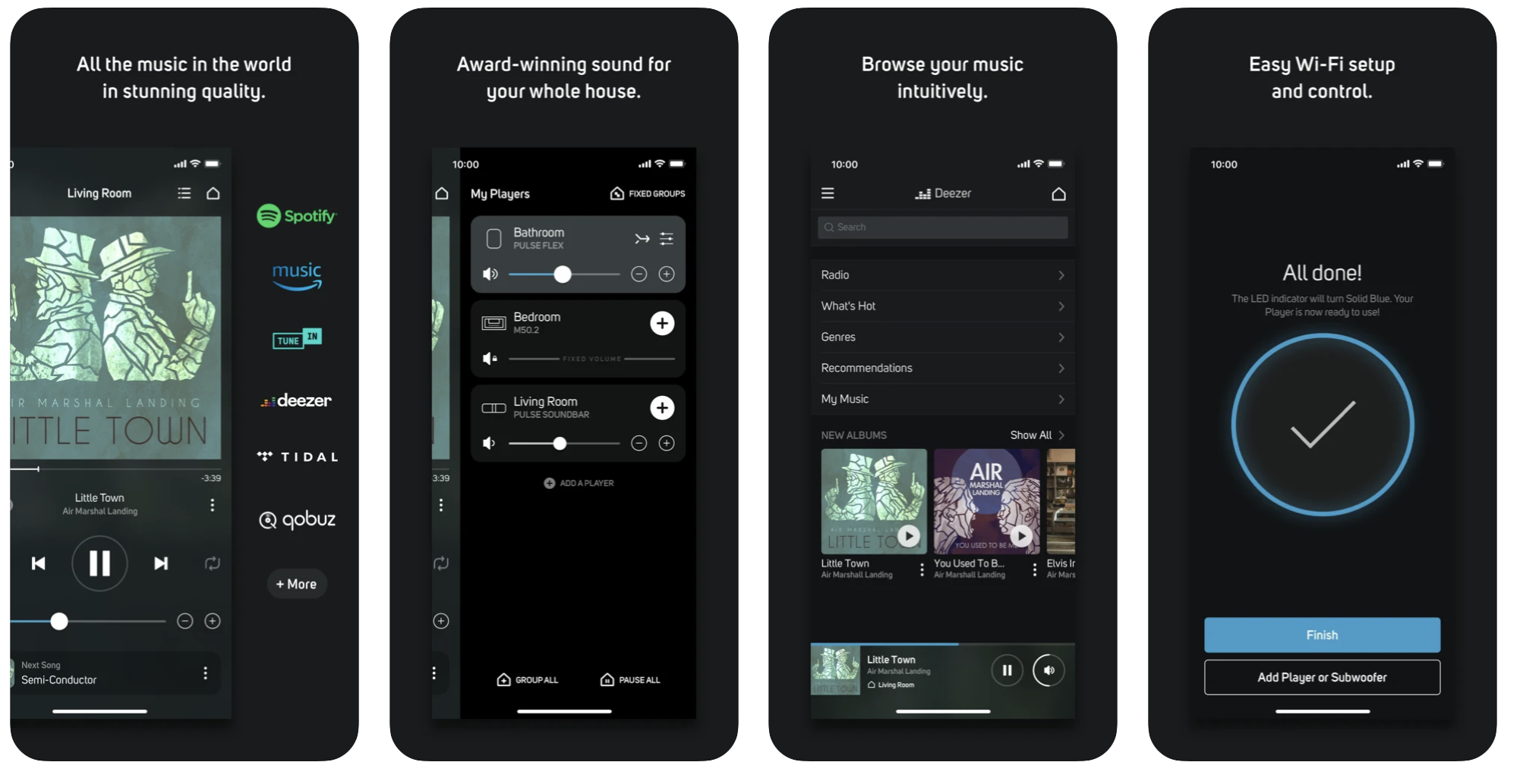 Bluesound B400S 4 strefowy odtwarzacz sieciowy - 1/3 U